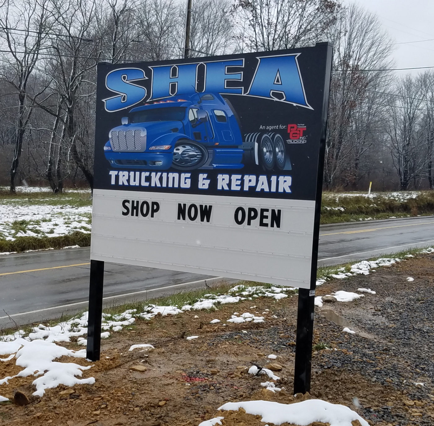 Shea-Trucking-Lg - Custom Signs & Lighting, Inc.